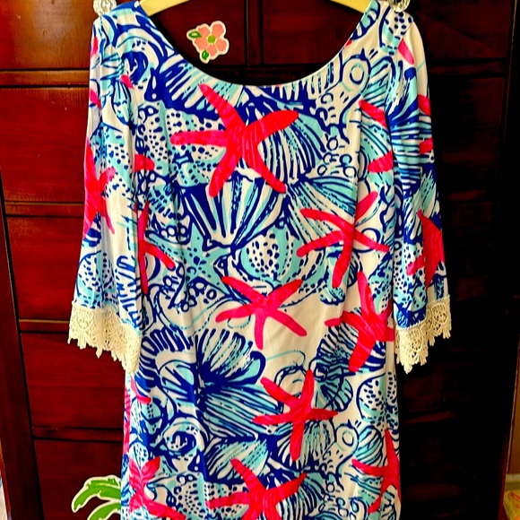 Lilly Pulitzer | Dresses | Lilly Pulitzer She Sells Sea Shells Print ...